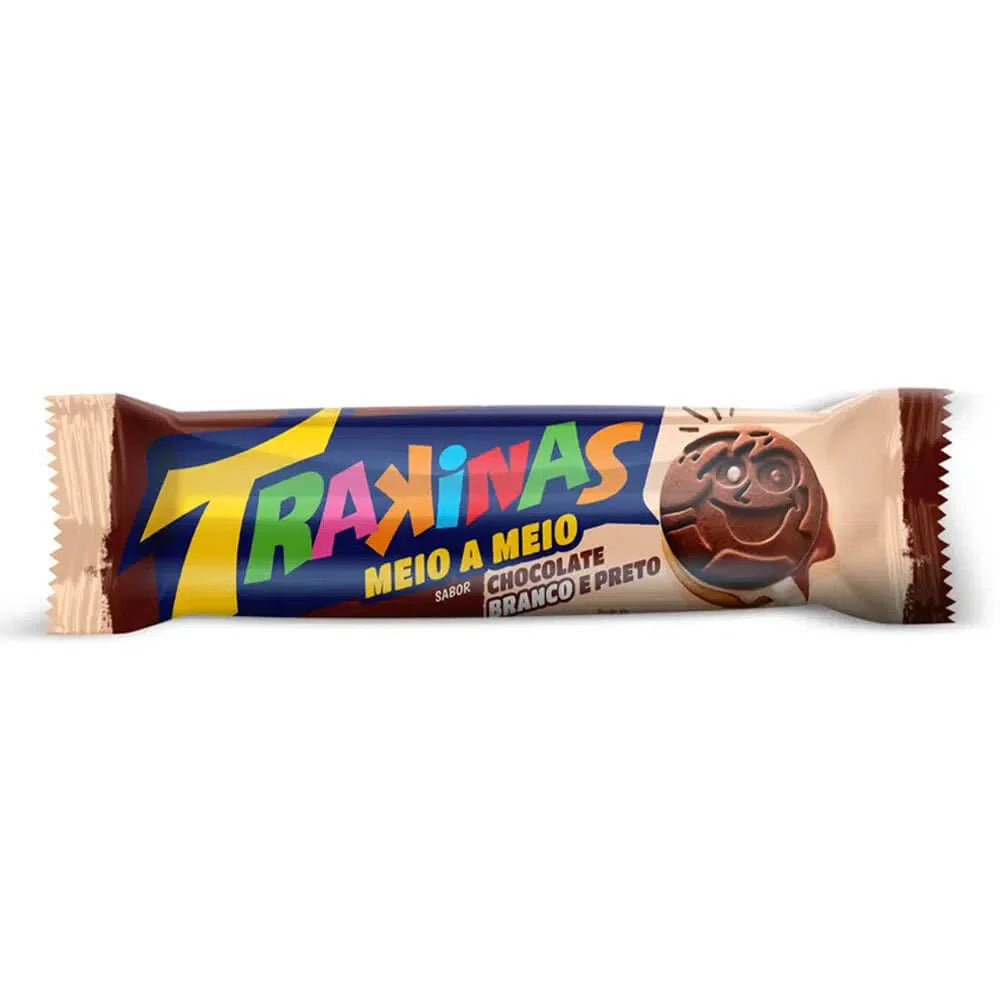 BISCOITO RECHEADO TRAKINAS MORANGO 126G