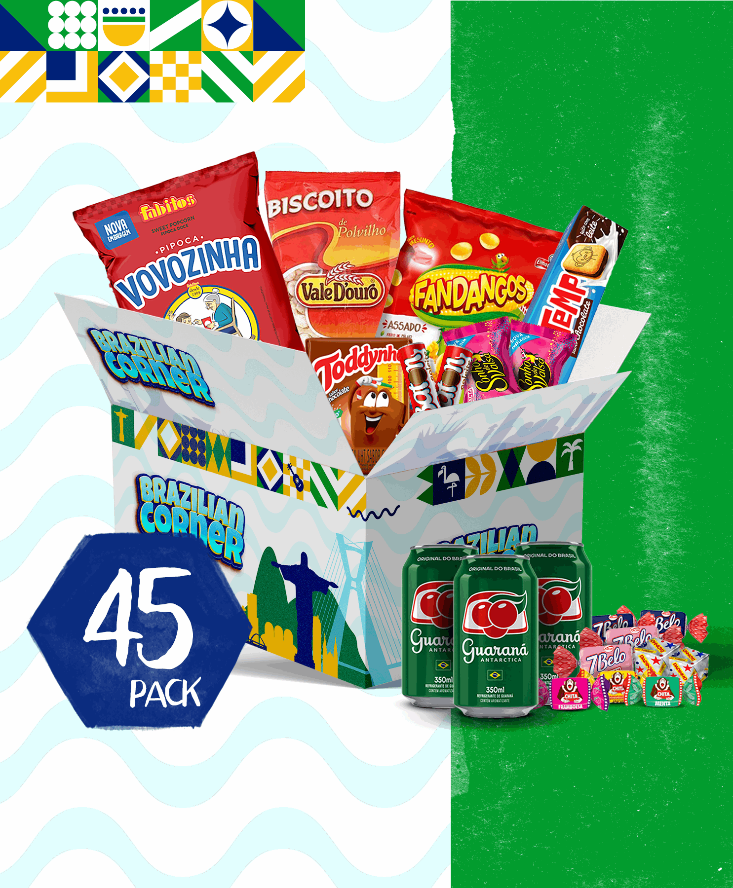 BRAZILIAN GIFT BOX SILVER 45 COUNT PACK